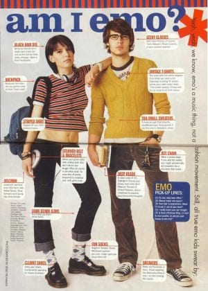 Old Skool Emo Fashion Trends (And How to Get the Looks) - 90s Fashion World
