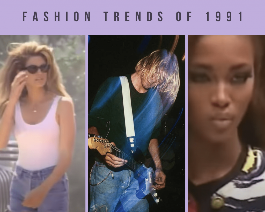 Grunge, Catwalks & Airports: 1991 Fashion Trends - 90s Fashion World