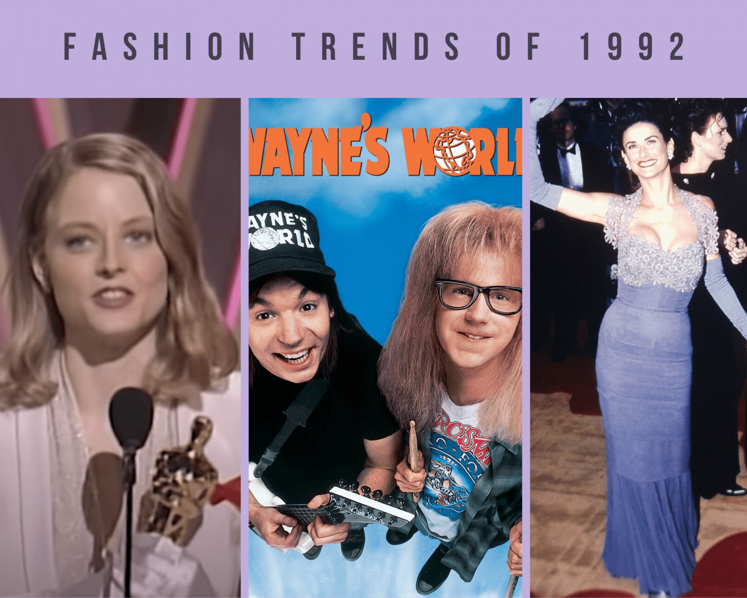 1992 Fashion: Our Favourite Trends of the Year - 90s Fashion World